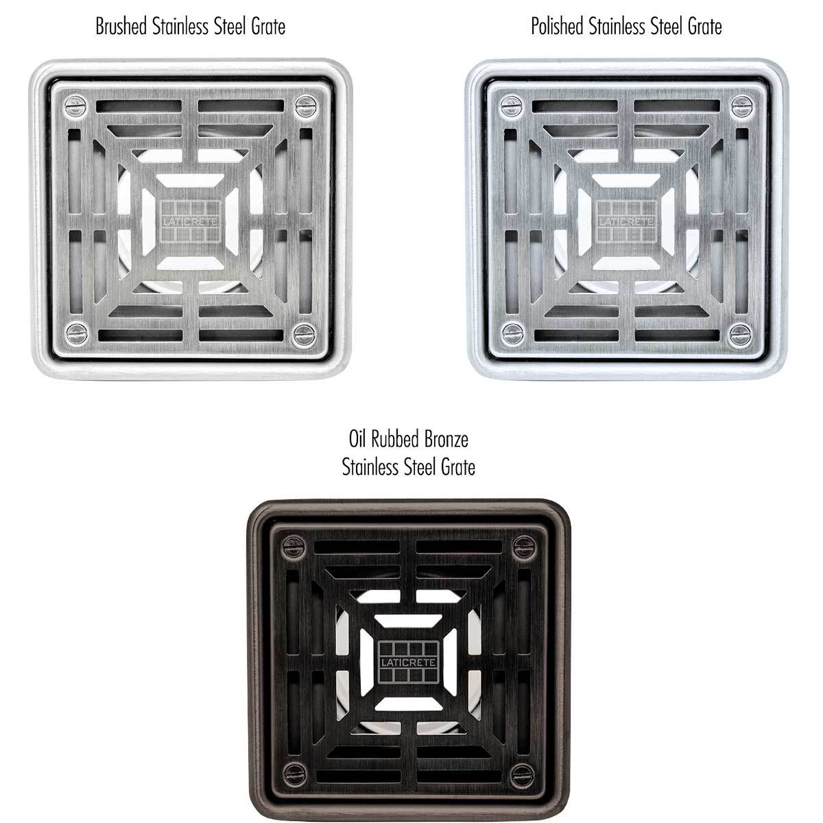 4×4 Drain Grate for HYDRO BAN Shower Pans